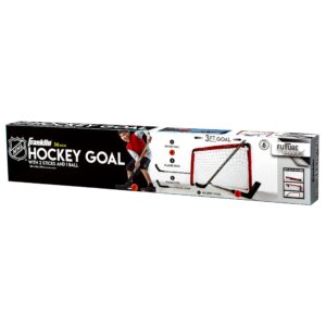 Franklin Sports 36" NHL Hockey Goal with 2 Sticks - Youth Hockey Goal and Stick Set - Official NHL Product