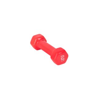 cap barbell vinyl coated dumbbell, 2 lb single