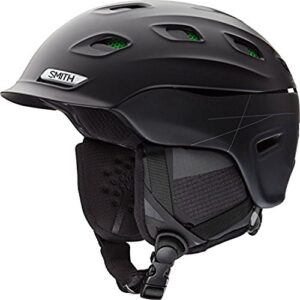 smith optics unisex adult vantage snow sports helmet (matte black, small 51-55cm)