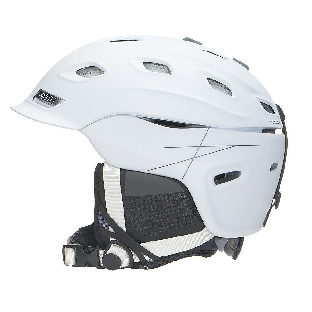 Smith Optics Unisex Adult Vantage Snow Sports Helmet - Matte White Large (59-63CM)