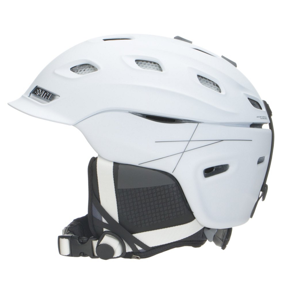 Smith Optics Unisex Adult Vantage Snow Sports Helmet - Matte White Large (59-63CM)