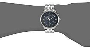 Citizen Men's Classic Corso Eco-Drive Watch, Chronograph, 12/24 Hour Time, Date, Sapphire Crystal, Stainless/ Blue Dial