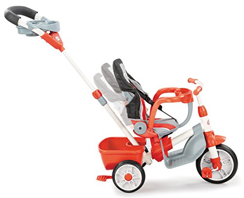 Little Tikes 5-in-1 Deluxe Ride & Relax, Reclining Trike - Red