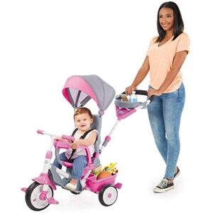 little tikes perfect fit 4-in-1 trike, pink, 9 months - 5 years