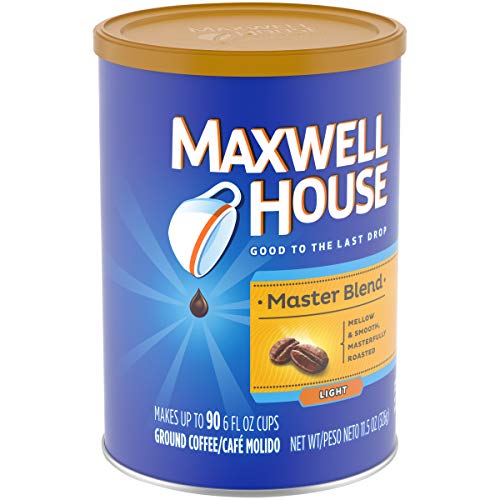 Maxwell House Master Blend Light Roast Ground Coffee (11.5 oz Canister)