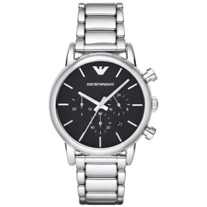 emporio armani men's chronograph stainless steel watch (model: ar1853)