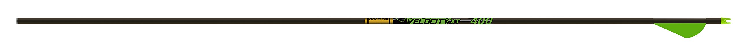 Gold Tip Velocity XT 400 Arrows with 2-Inch Raptor Vanes (1-Dozen)