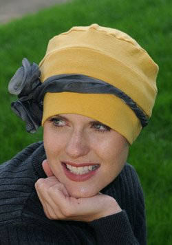 Headcovers Unlimited 100% Cotton Three Seam Turban | Chemo Turbans for Cancer Patients Black