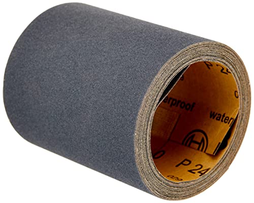 Bosch Professional 1x Sanding Roll SiC (for Coated material, Lacquer, Waterproof, 93 mm x 5 m, P240, Accessory Hand Sanding)