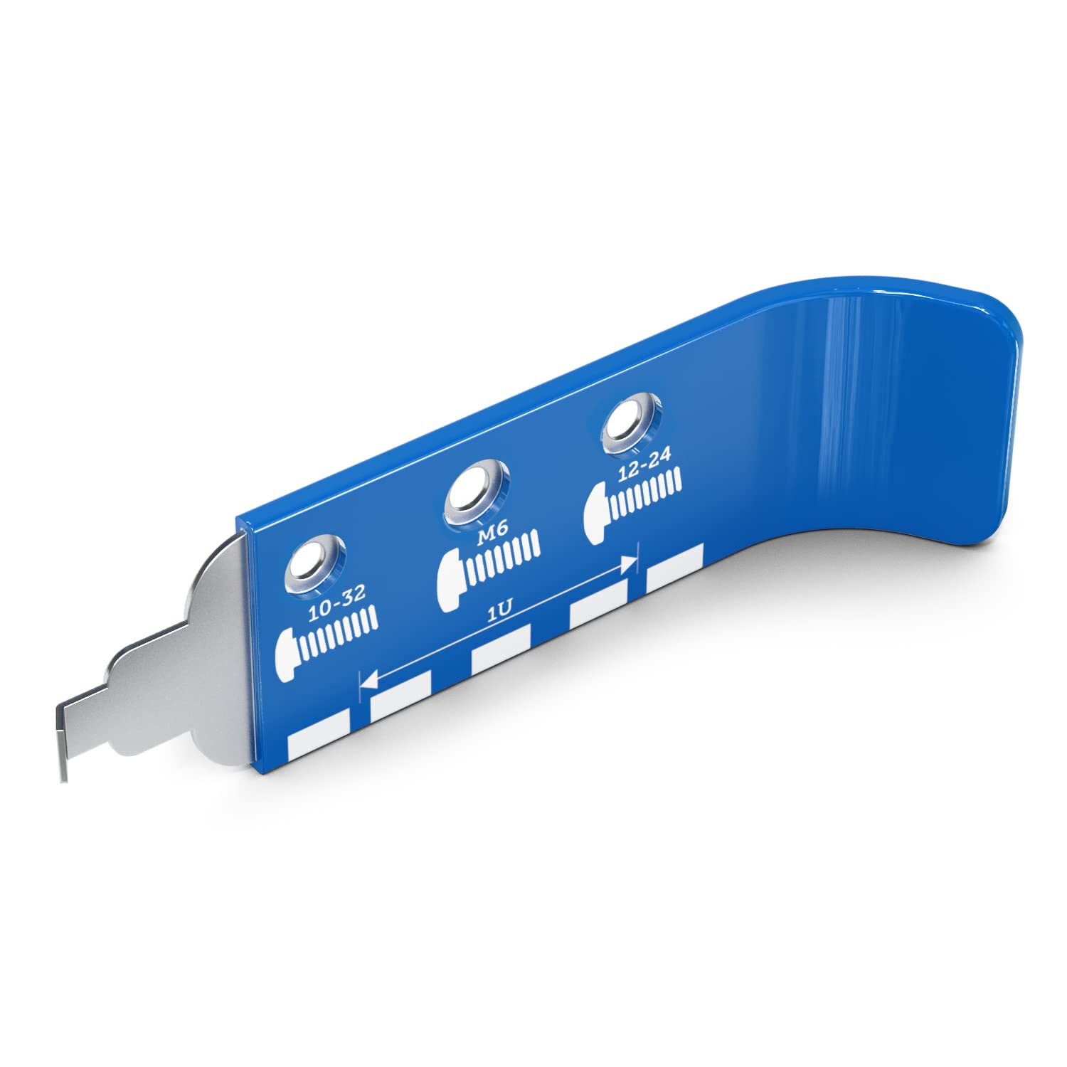 RackSolutions Cage Nut Removal Tool - Insertion and Removal Tool For Cage Nuts, Stainless Steel Cage Nut Tool for Installation and Extraction of Cage Nuts in 19" Server Racks