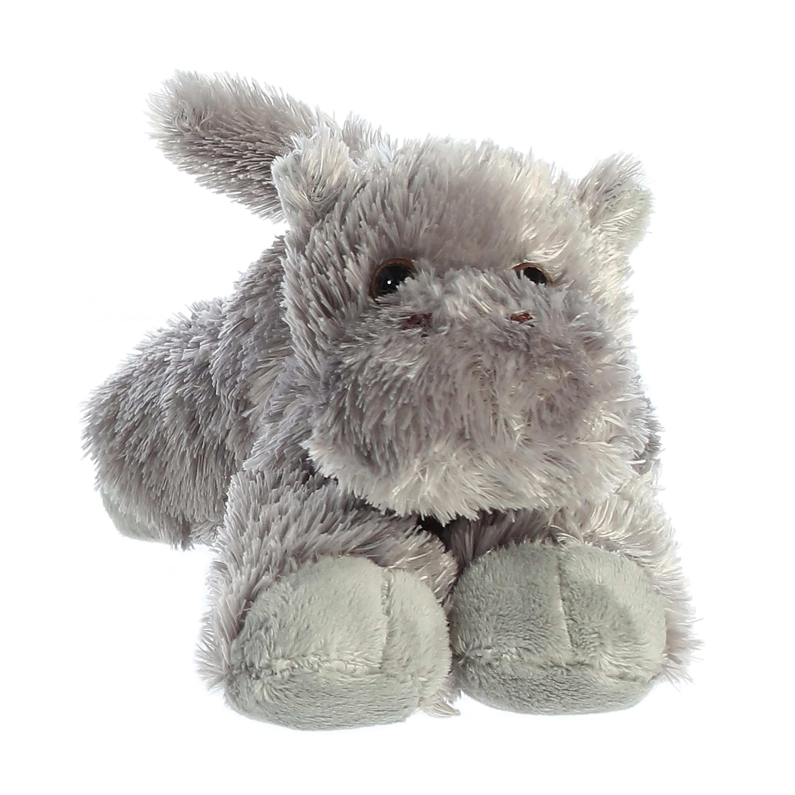 Aurora® Adorable Mini Flopsie™ Howie™ Stuffed Animal - Playful Ease - Timeless Companions - Gray 8 Inches