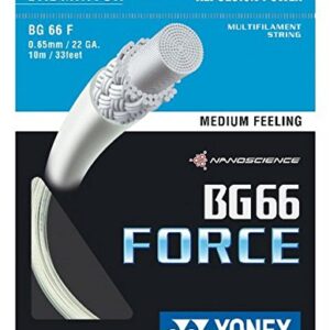 YONEX BG 66 Force Badminton String - White