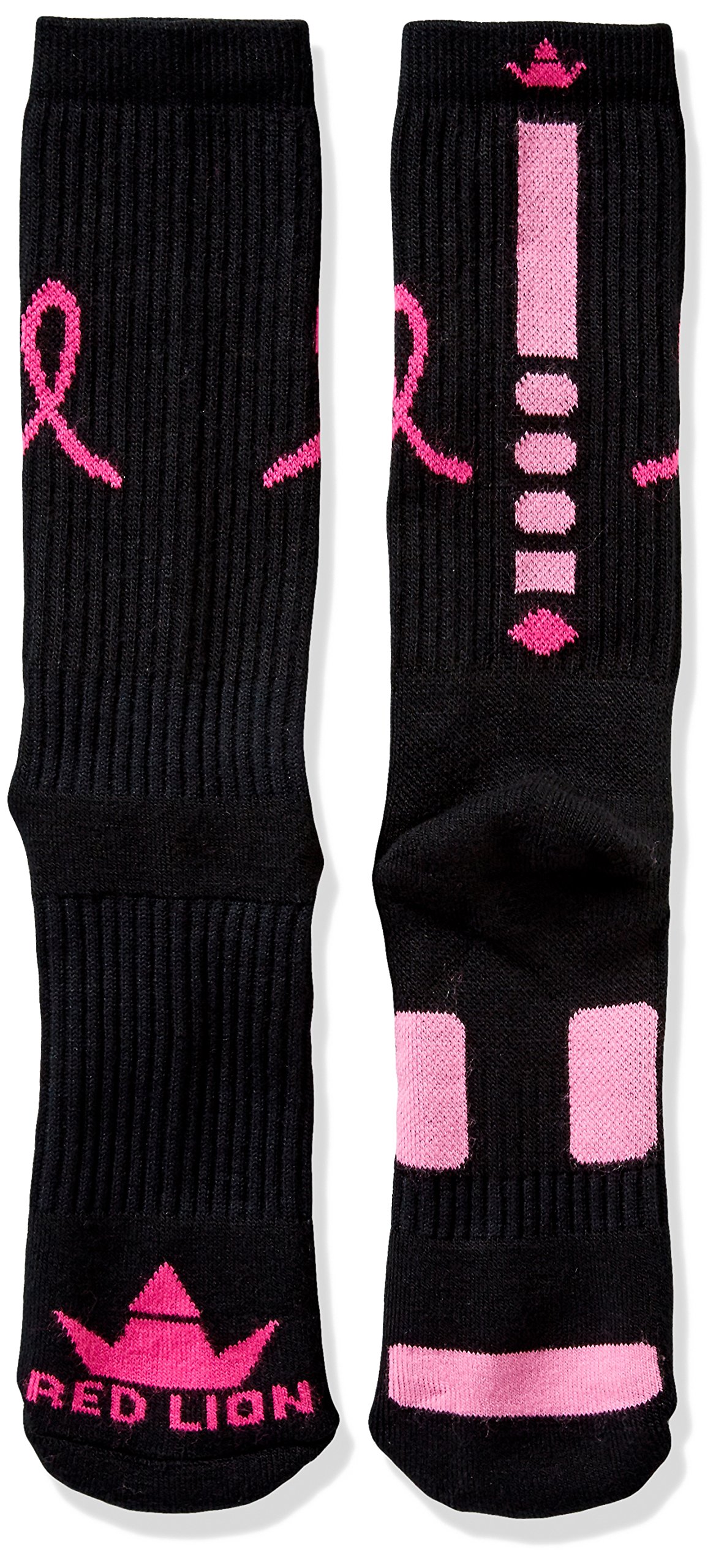 Red Lion Ribbon Legend 2.0 Socks Black / Pale Pink- V2.0 Medium