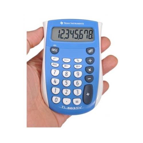 Texas Instruments 503SV/FBL/4L1/A TI-503 SV Basic Calculator 8 Character(s) - LCD - Battery Powered