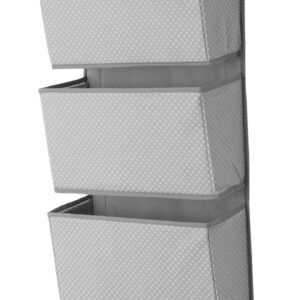 Delta Children 4 Pocket Over The Door Hanging Organizer, Dove Grey , 36x13x3.5 Inch (Pack of 1)