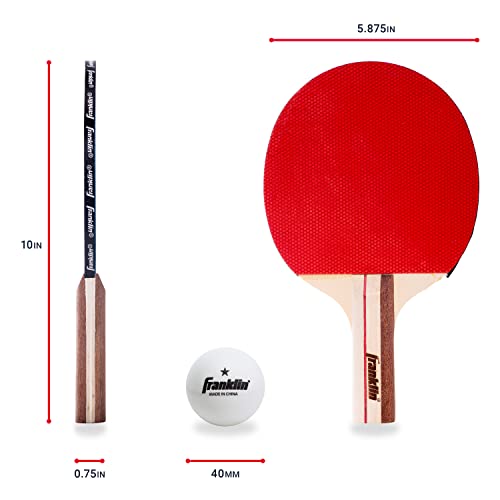 Franklin Sports 4 Player Table Tennis Paddle and Ball Set