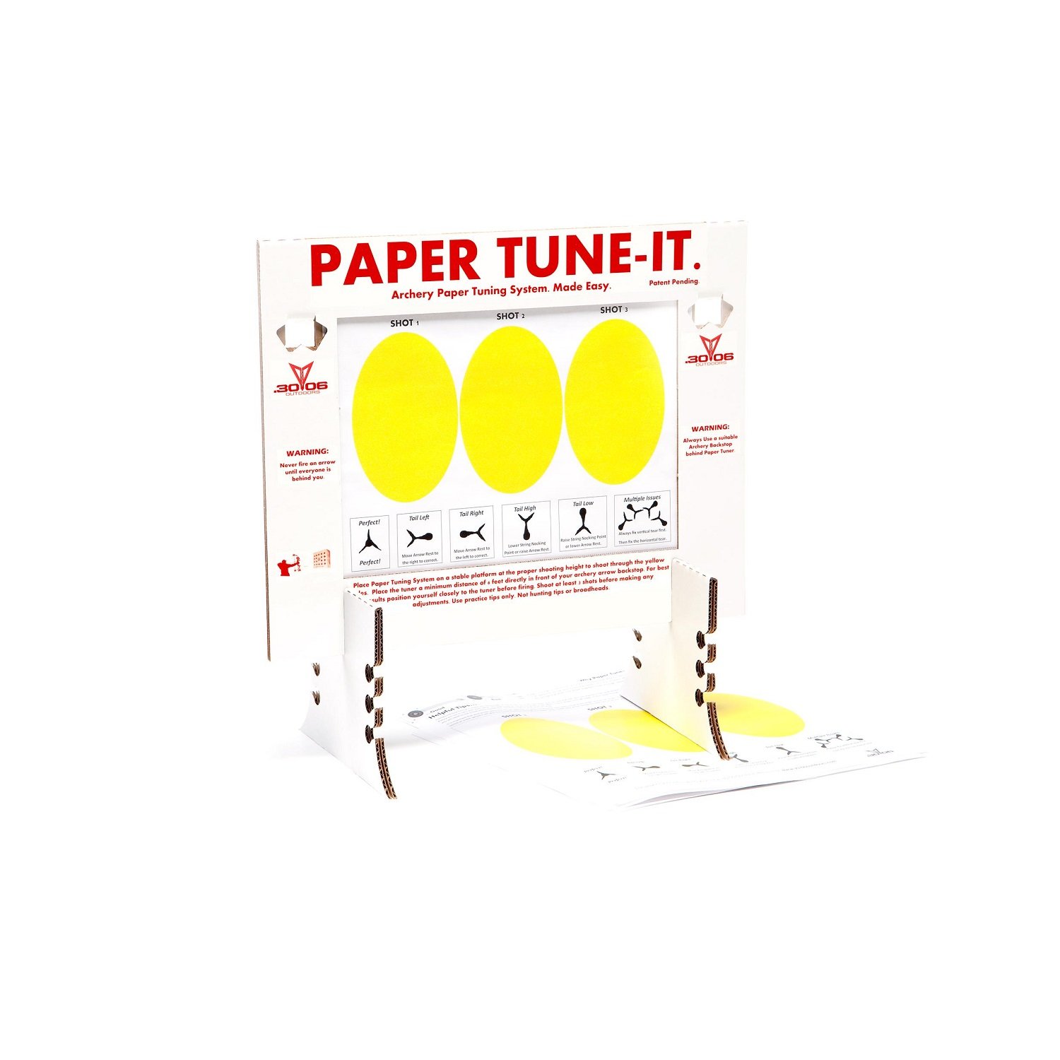 .30-06 Outdoors Tune-IT D.I.Y. Paper Tuning System, White/Red