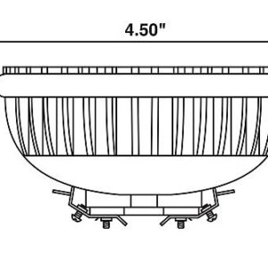 Halco 81074 PAR36WFL4/827/IP67/LED 4.5W (20W Equal) 2700K LED PAR36 Dimmable 32° Wide Flood Lamp