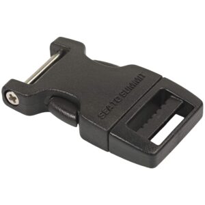 sea to summit field buckle 15mm side release 1 pin (black)