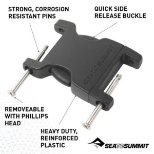 SEA to Summit Field Repair Buckle-15mm Side Release 2 Pin Accessories, Adult Unisex, Black (Black), One Size