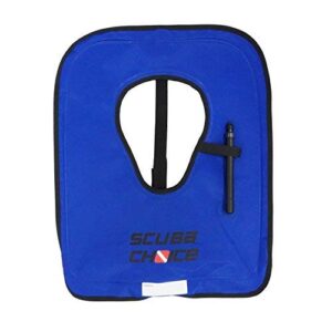 scuba choice adult royal blue snorkel vest w/crotch strap, size xl