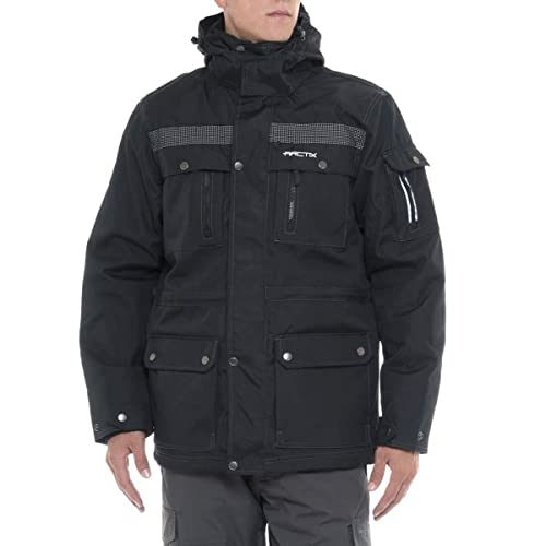 Arctix Men's Performance Tundra Jacket With Added Visibility, Black, 3X-Large