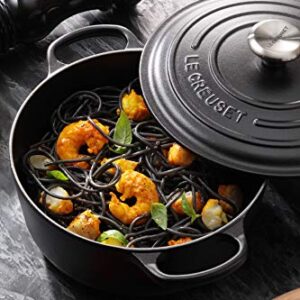 Le Creuset Signature Cast Iron Round Casserole, 26 cm - Satin Black