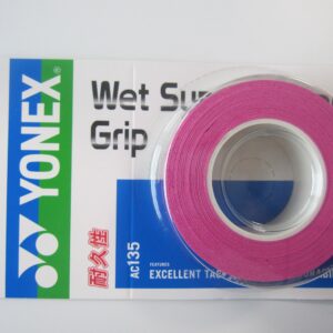 YONEX Wet Super Strong Grip Ac135 (3 Wraps) Pink (Ac135pf) 2015