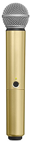 Shure WA713-GLD Colored Handle Only for BLX2/SM58 and BLX2/BETA58A Wireless Transmitters (Gold)