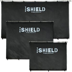 the ultimate archery target backstop back stop (black, 6'x6')