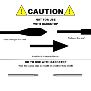 The Ultimate Archery Target BackStop Back Stop (Black, 6'x6')