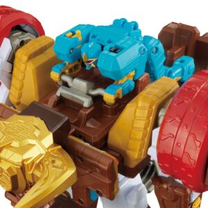 Bandai Shuriken Sentai Ninninger DX Bison King Toy Figure - Animal-Themed, No Assembly Required, Modern Style, Ages 3+