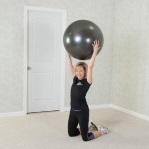 Black Mountain Products 65cm Professional Grade Stability Yoga Ball, Black