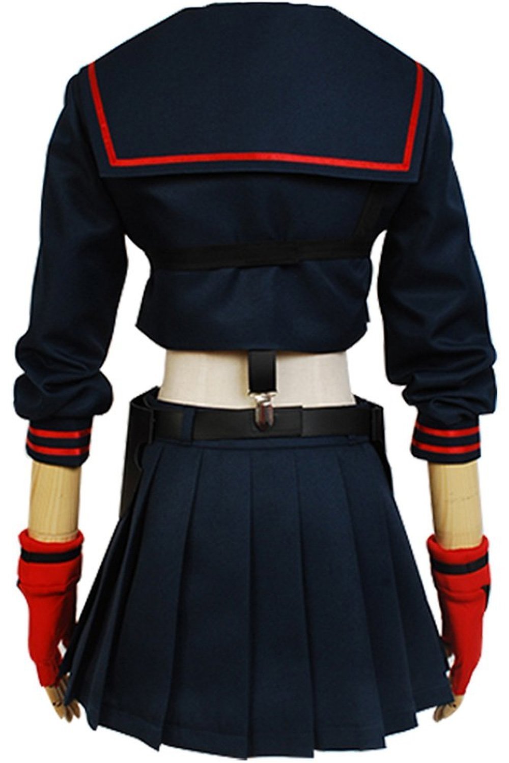 Ya-cos Halloween KILL la KILL Girl's Ryuko Matoi Dress Suit Cosplay Costume,Navy,Womens: X-Small