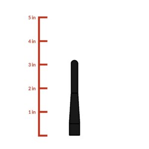 CravenSpeed Stubby Antenna Compatible with Ford F-250 2009-2023 | 3.2 Inches | Short Antenna Replacement | Made in The USA