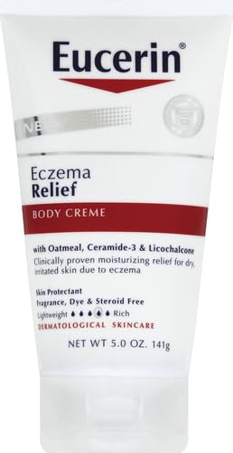 Eucerin Eczema Relief Cream - Full Body Daily Lotion for Eczema-Prone Skin - 5 oz. Tube