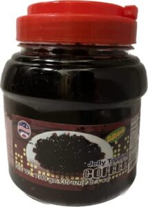 coffee jelly topping for boba / ice cream / frozen yogurt by sunwave