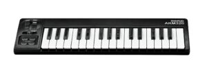 midiplus akm320 usb midi keyboard controller, black, 32-key