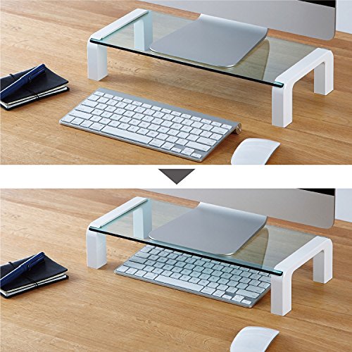 キングジム(Kingjim) King Jim 8502 Desktop Stand, Keyboard Tray, Short Type, White