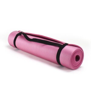 brybelly 8mm thick professional yoga mat with non stick ridges - choose color!