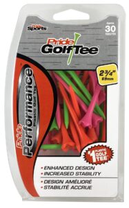 pride performance 2-3/4" citrus mix golf tee, 30 count