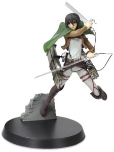 sega on titan survey corps 7" mikasa ackerman action figure with 3d maneuver gear