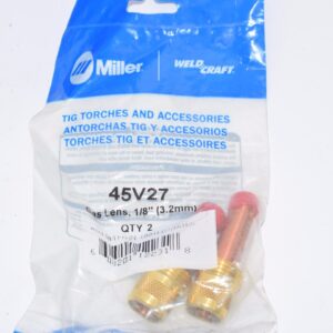 Miller Weldcraft 45V27 Gas Lens, 1/8" (3.2mm) | PKG = 2