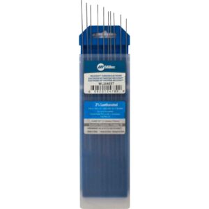 miller weldcraft wl2040x7 2% lanthanated tungsten electrode .040 x 7"