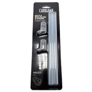 camelbak eddy+ and groove bottle accessory (2 bite valves & 2 straws) fits only eddy+ cap