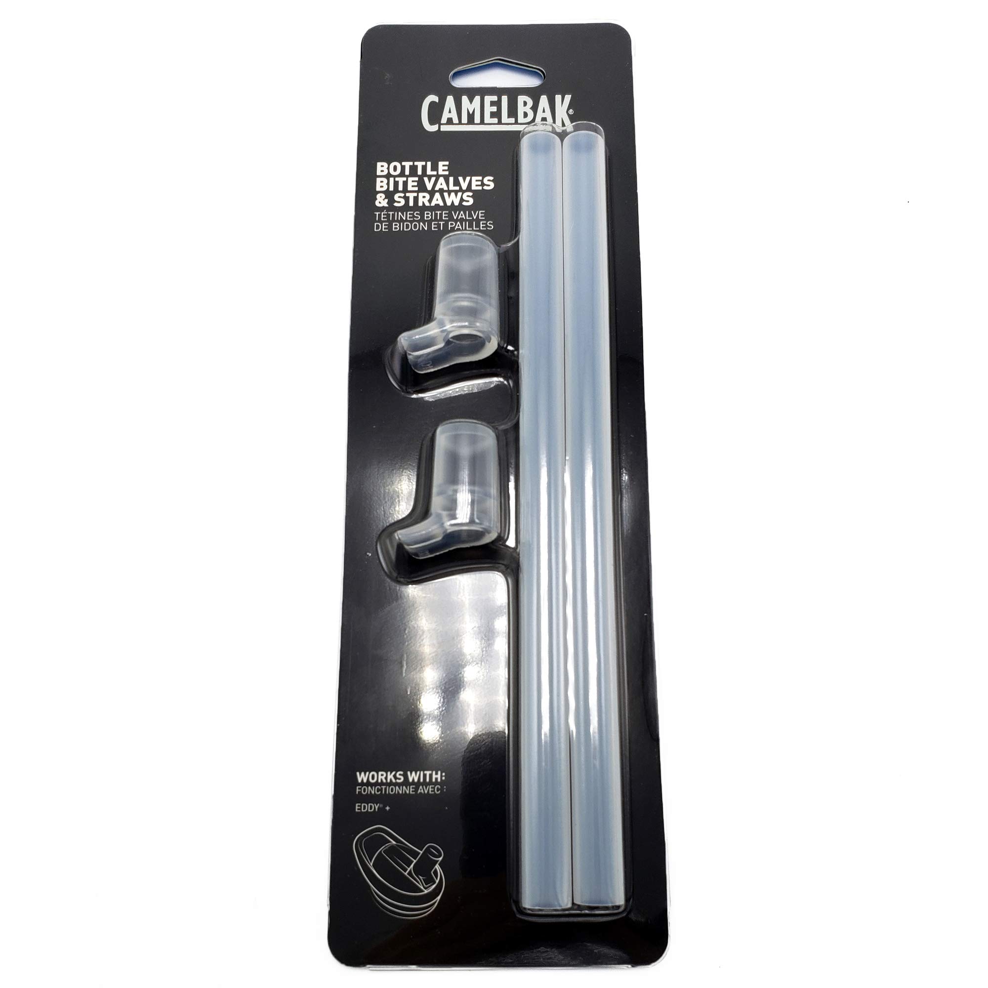 CamelBak Eddy+ and Groove Bottle Accessory (2 Bite Valves & 2 Straws) Fits Only eddy+ Cap