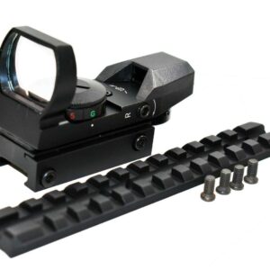 Trinity Mossberg 500 Tactical Red green Dot Sight Combo Kit home defense tactical optics hunting accessory aluminum black picatinny weaver base adapter single rail Mount.