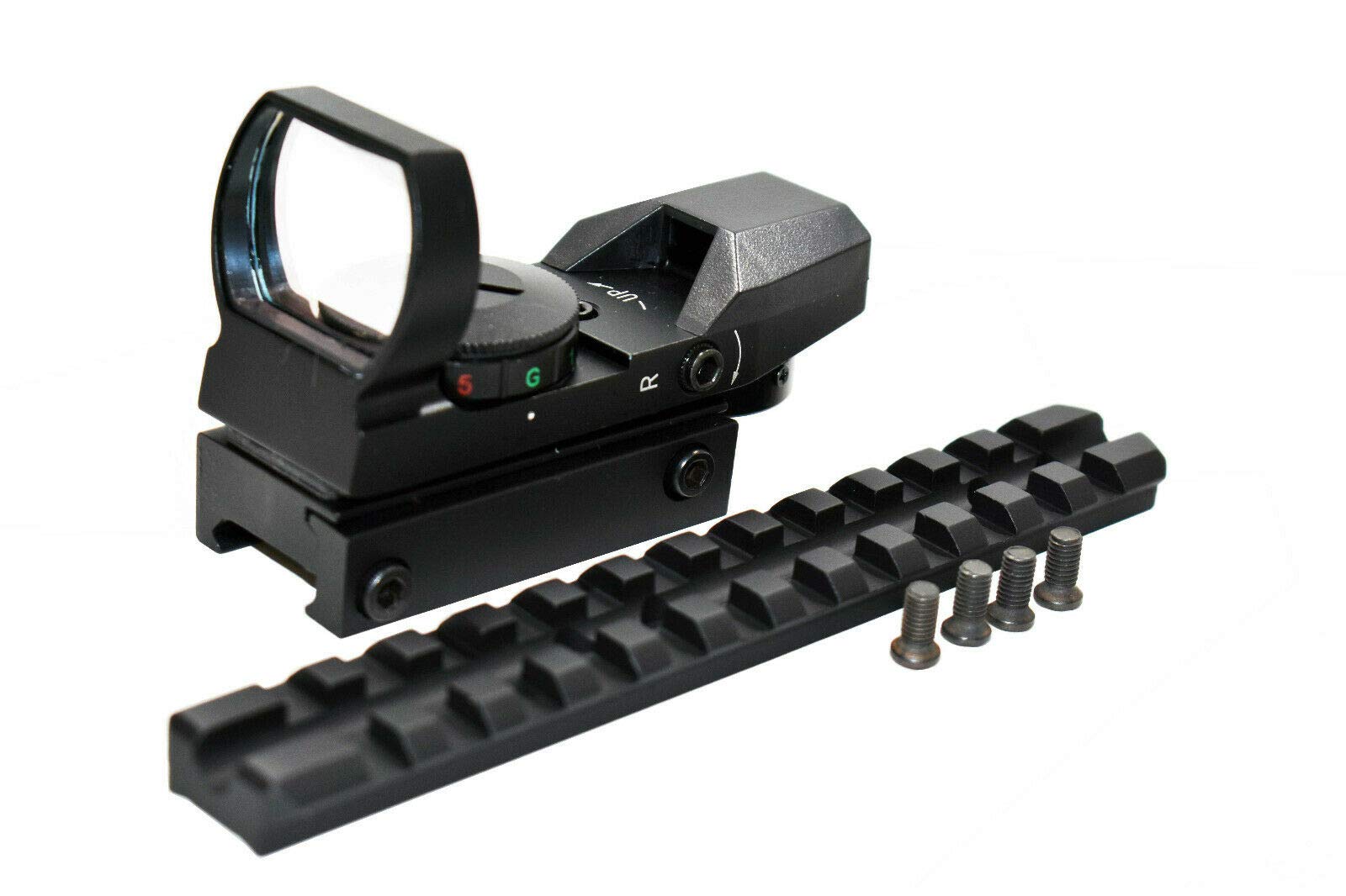 Trinity Mossberg 500 Tactical Red green Dot Sight Combo Kit home defense tactical optics hunting accessory aluminum black picatinny weaver base adapter single rail Mount.