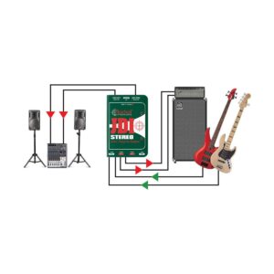 Radial JDI Stereo Premium Passive DI - DI Box