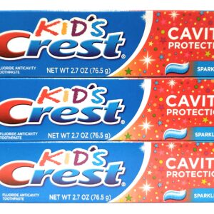 Crest Kid's Sparkle Fun Toothpaste Cavity Protection 2.7oz (3 Pack)